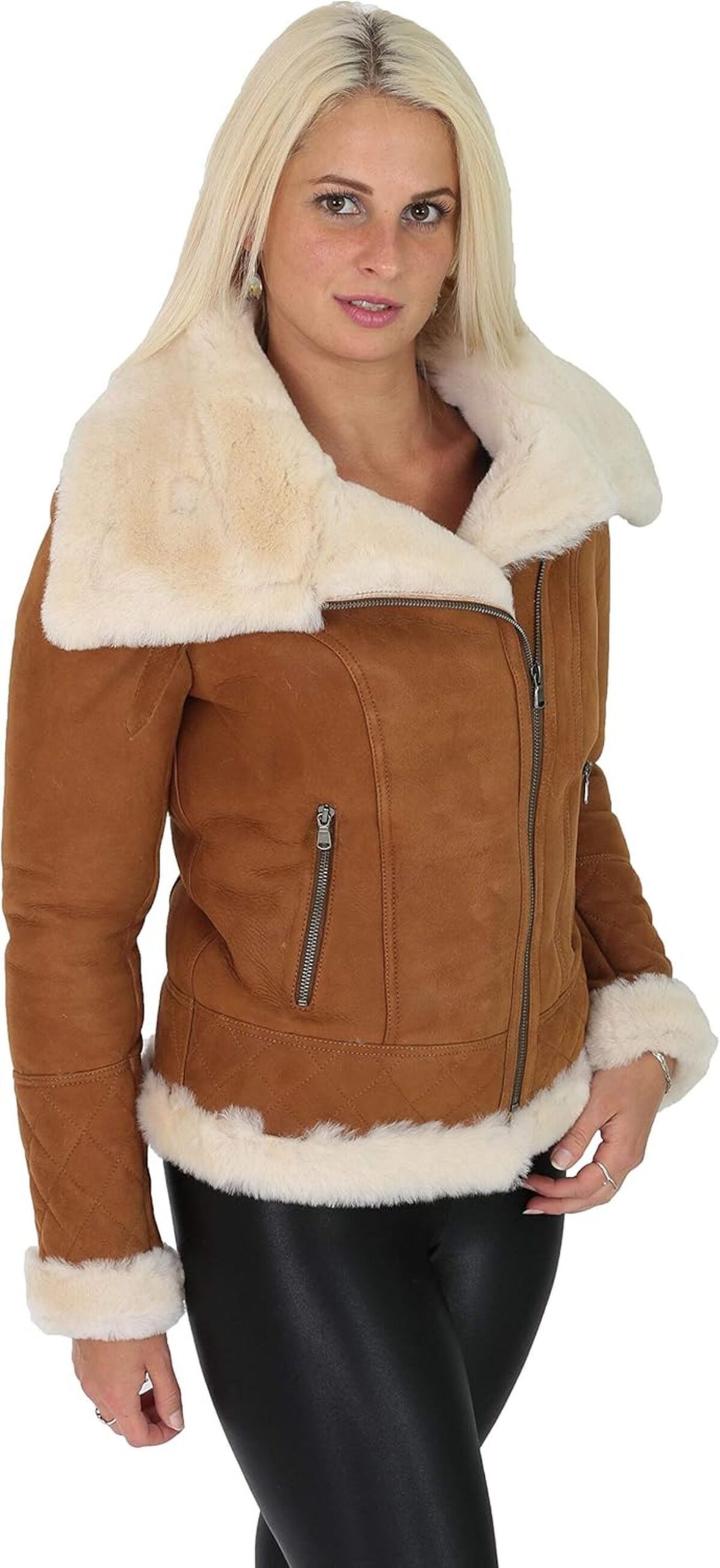 Test de la veste aviateur A1 Fashion Goods Alexa en peau de mouton mérinos